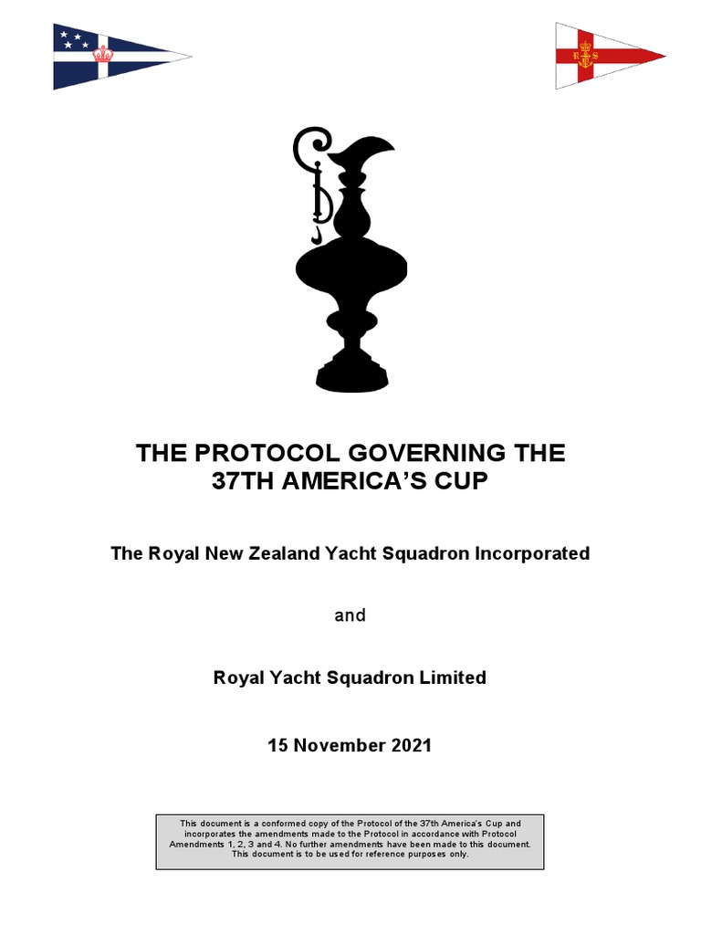 AC37 Protocol (Consolidated With Amendments 1, 2, 3 & 4) - July 2022 | PDF