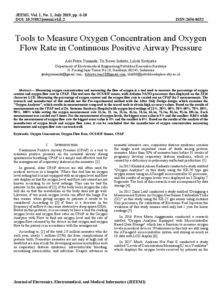 The Design of Oxygen Concentration and F Fdd37804 | PDF | Analog To ...