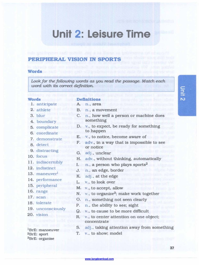 Lesson 2 | PDF | Circus | Visual Perception