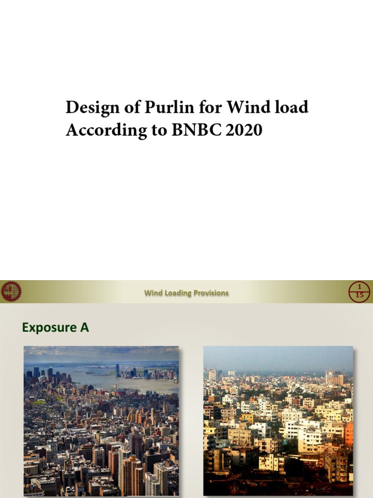 Exposure Catagory For Wind Load | PDF