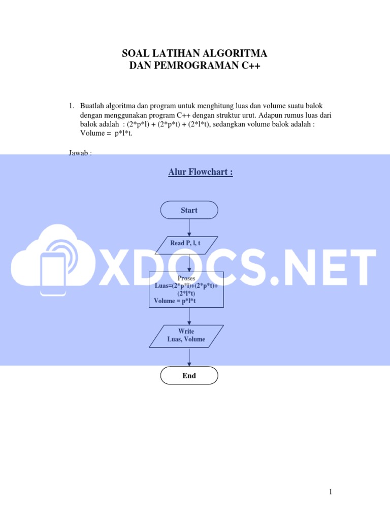 Soal Latihan Algoritma Dan Pemrograman | PDF