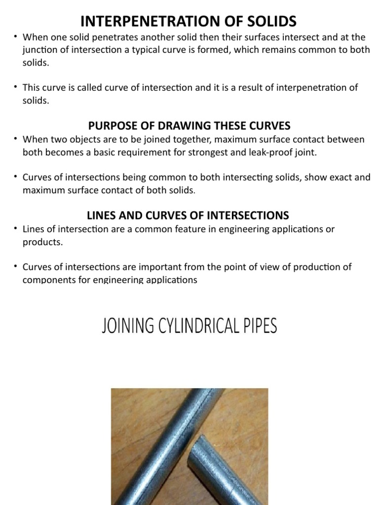Interpenetration and Developments | PDF | Geometry | Geometric Shapes