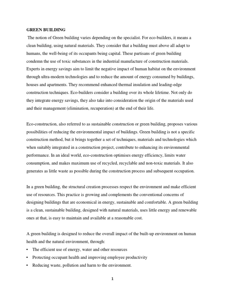 Key Principles of Green Building: Minimizing Environmental Impact ... Key Principles of Green Building: Minimizing Environmental Impact ...