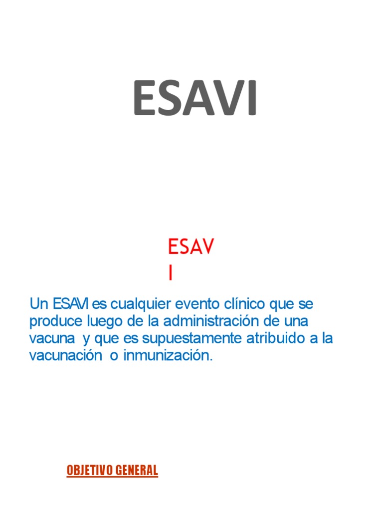 11 ESAVI | PDF