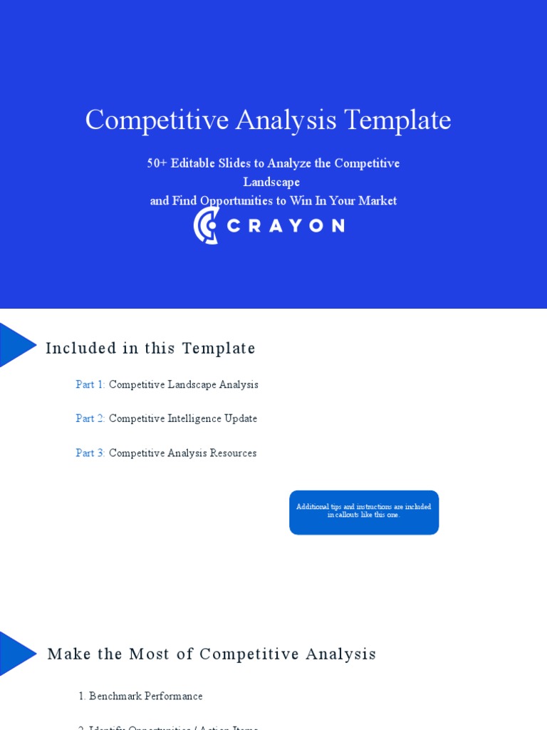 Crayons Competitive Analysis Template | PDF | Sales | Search Engine ...