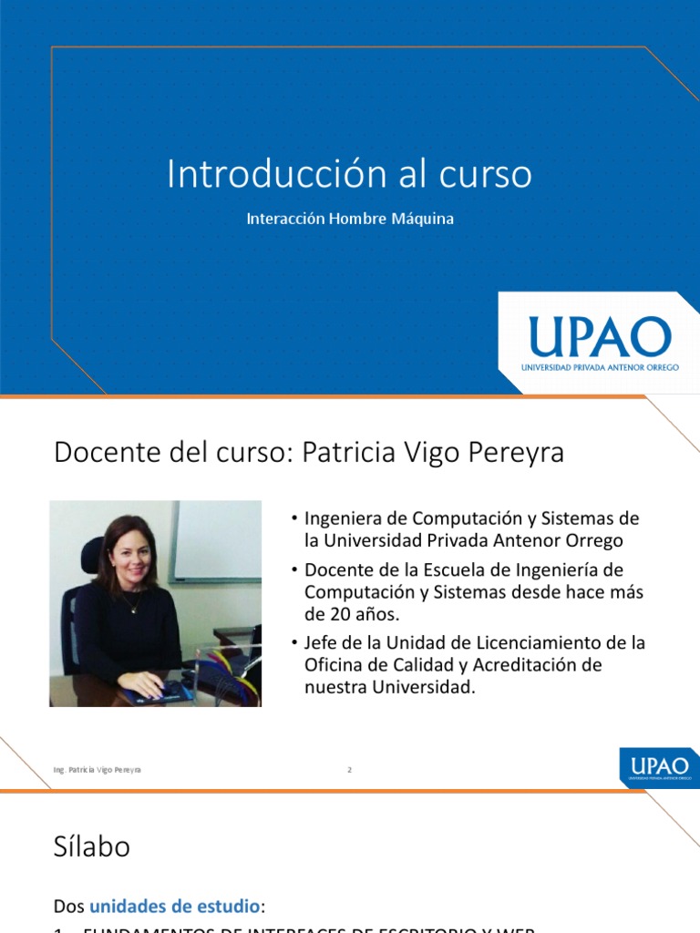 IHM T1 Introduccion Al Curso | PDF IHM T1 Introduccion Al Curso | PDF