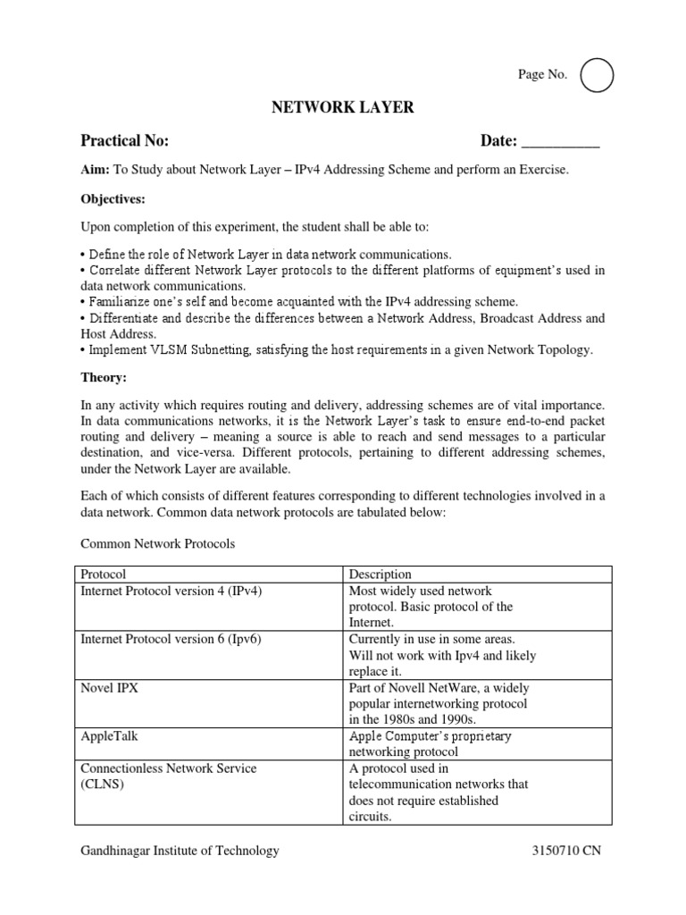 Cn Lab Manual Pdf Ip Address Computer Network 9575