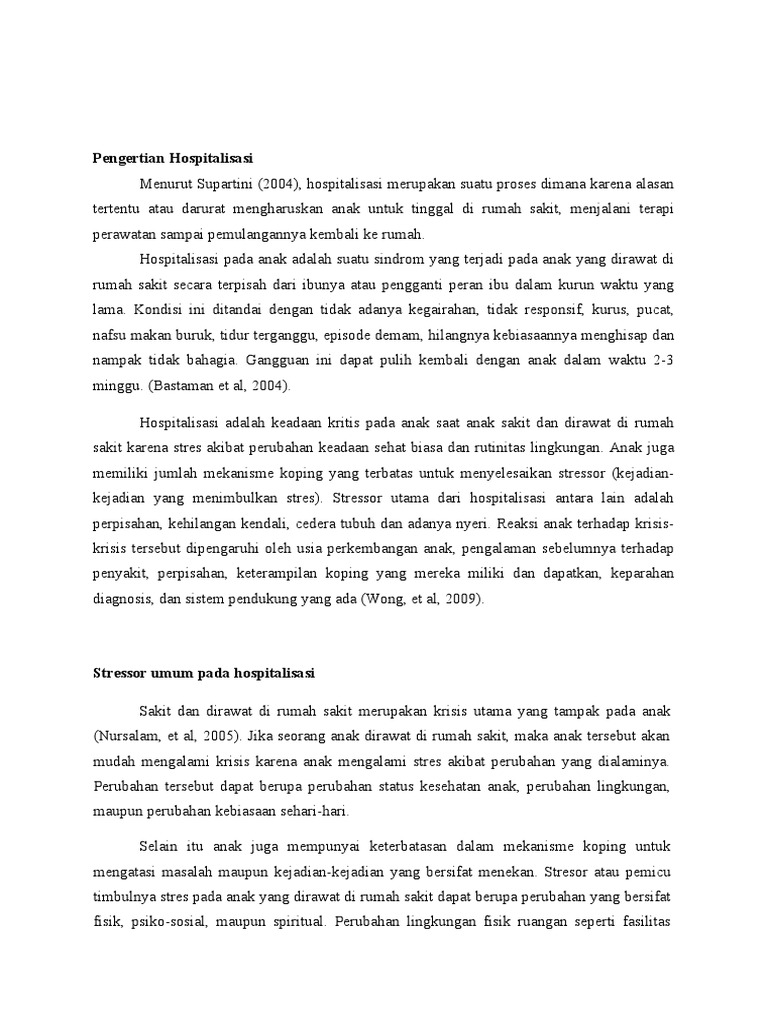 Bahan Materi Kel 1 Keperawatan Anak | PDF