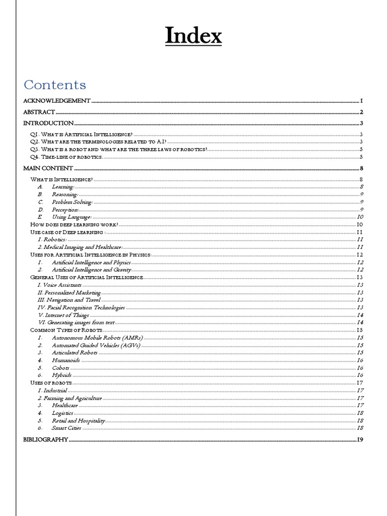 AI To The Rescue and Smart Robots To Help Us | PDF | Intelligence (AI ...