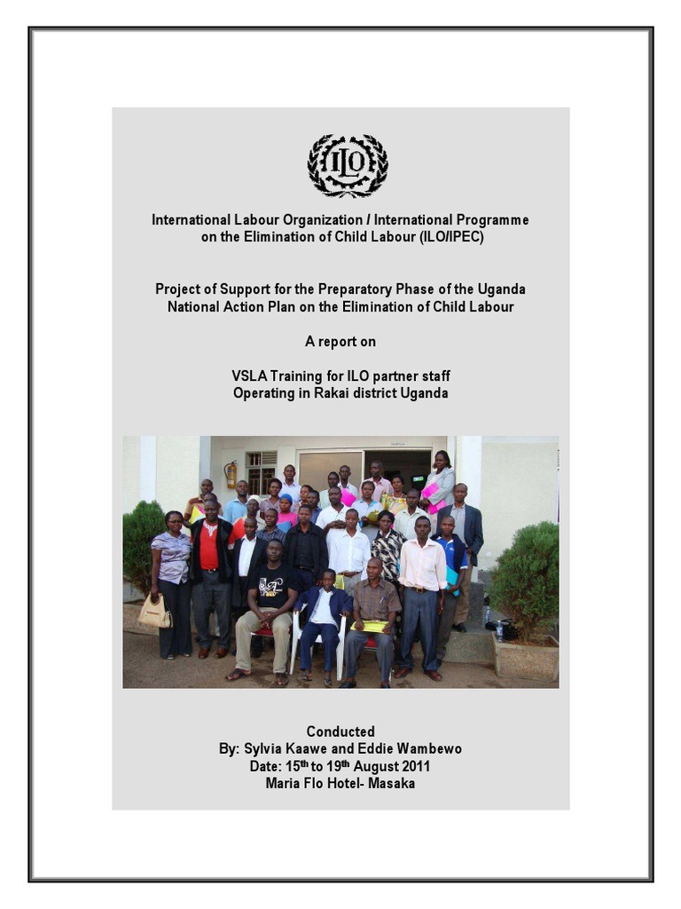 A Report On VSLA Methodology Training | PDF | International Labour ...