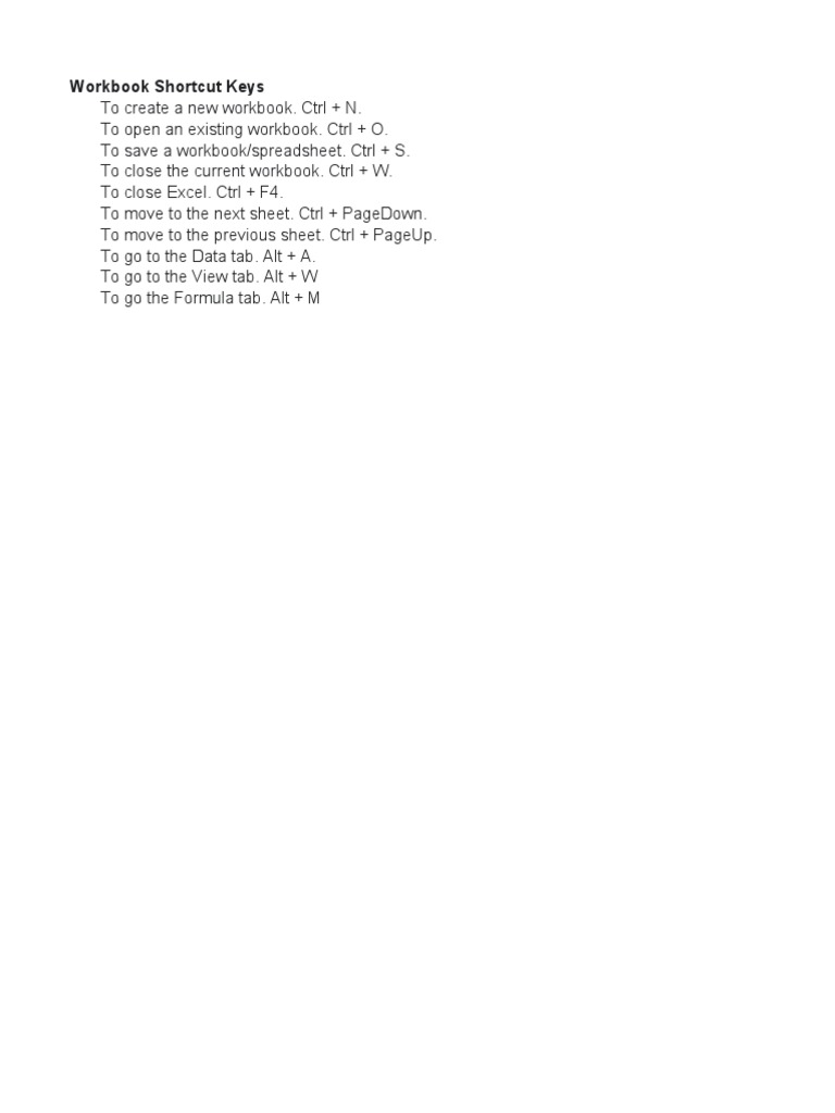 1-10 Excel Tips | PDF | Computers