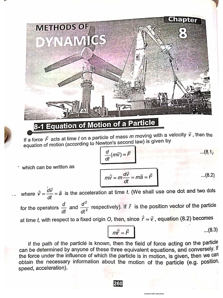 Chapter 8 Method of Dynamics | PDF
