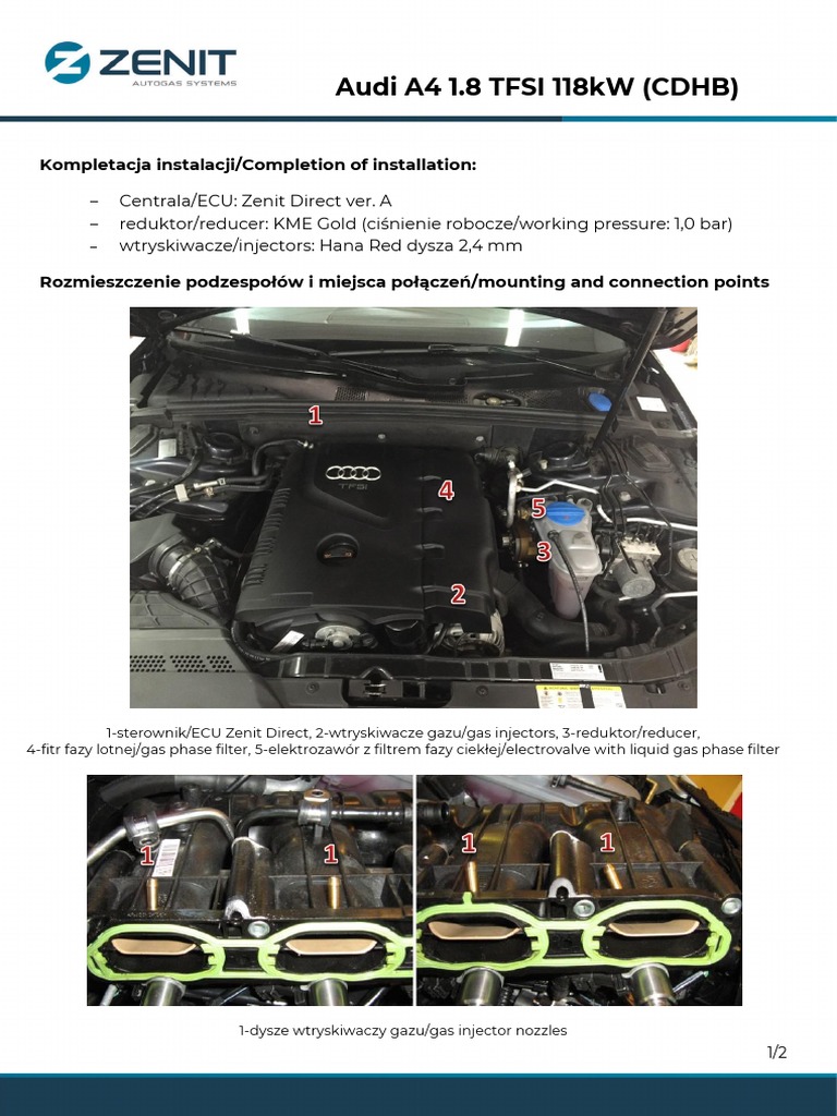 Audi A4 1.8tfsi 118kw CDHB Manual | PDF