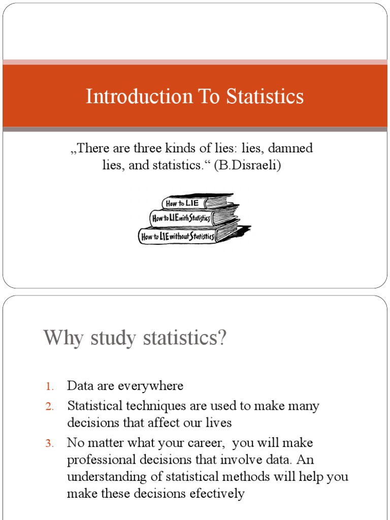 Introduction To Statistics | PDF | Statistics | Sampling (Statistics)