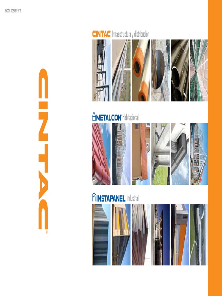 Catalogo Tecnico Cintac | PDF | Ingeniería | Materiales