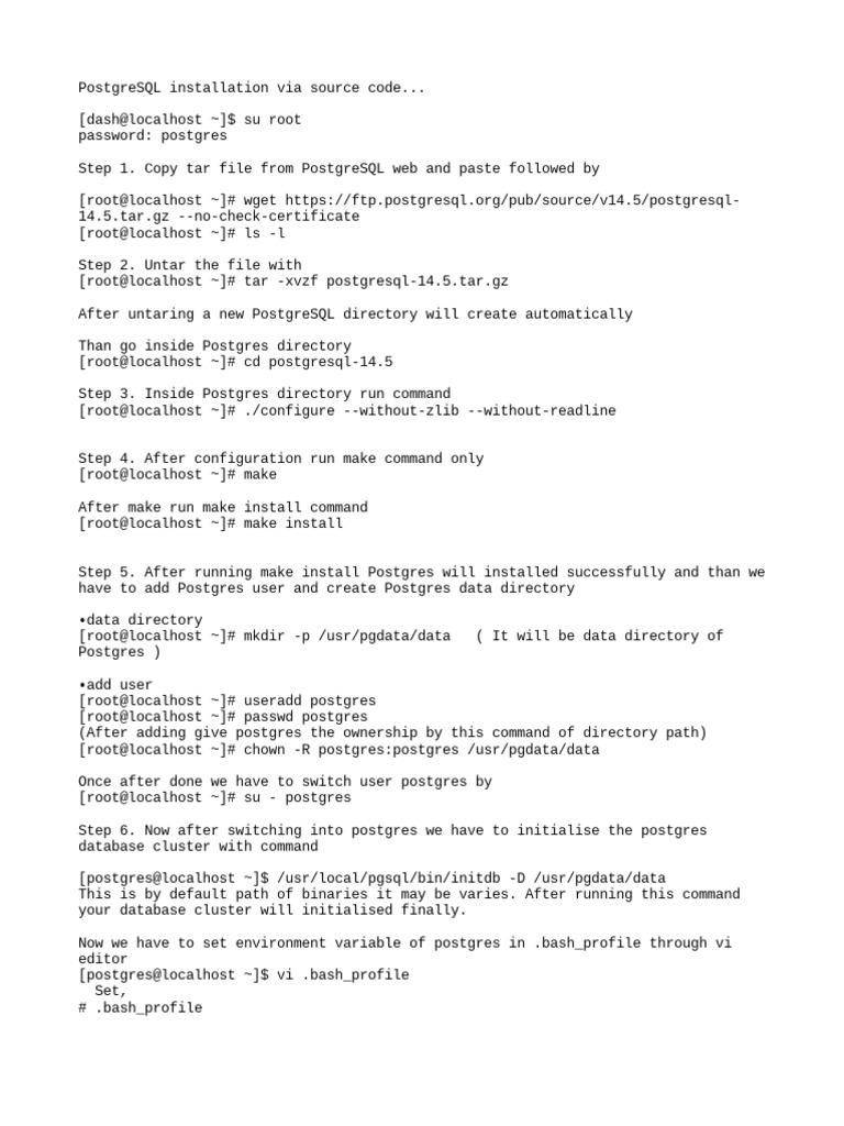 Source Code Installation | PDF