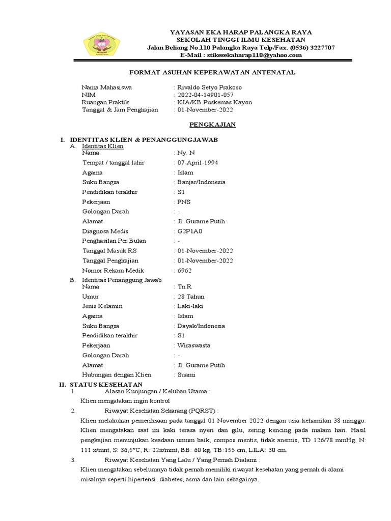 Askep Ibu Hamil TM 3 | PDF