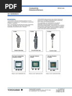 Yokogawa Model ISC40G Inductive Conductivity Sensor Data Sheet | PDF | Sensor | Applied And ...