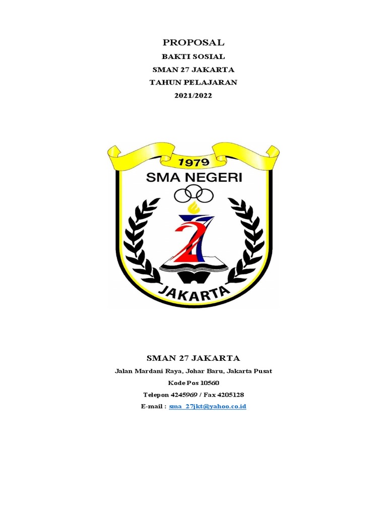 Proposal Bakti Sosial | PDF