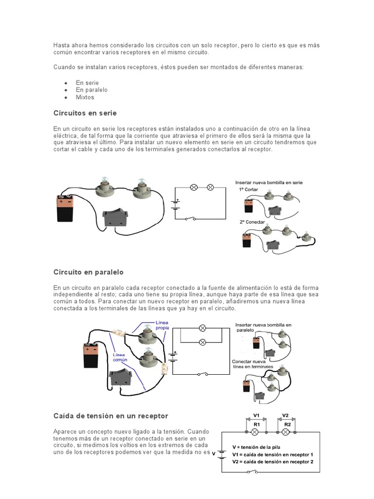 5 Circuitos en Serie y en Paralelo | PDF | Resistencia Eléctrica y ...