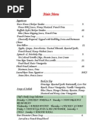 Grill Menu | PDF | Salad | Food And Drink