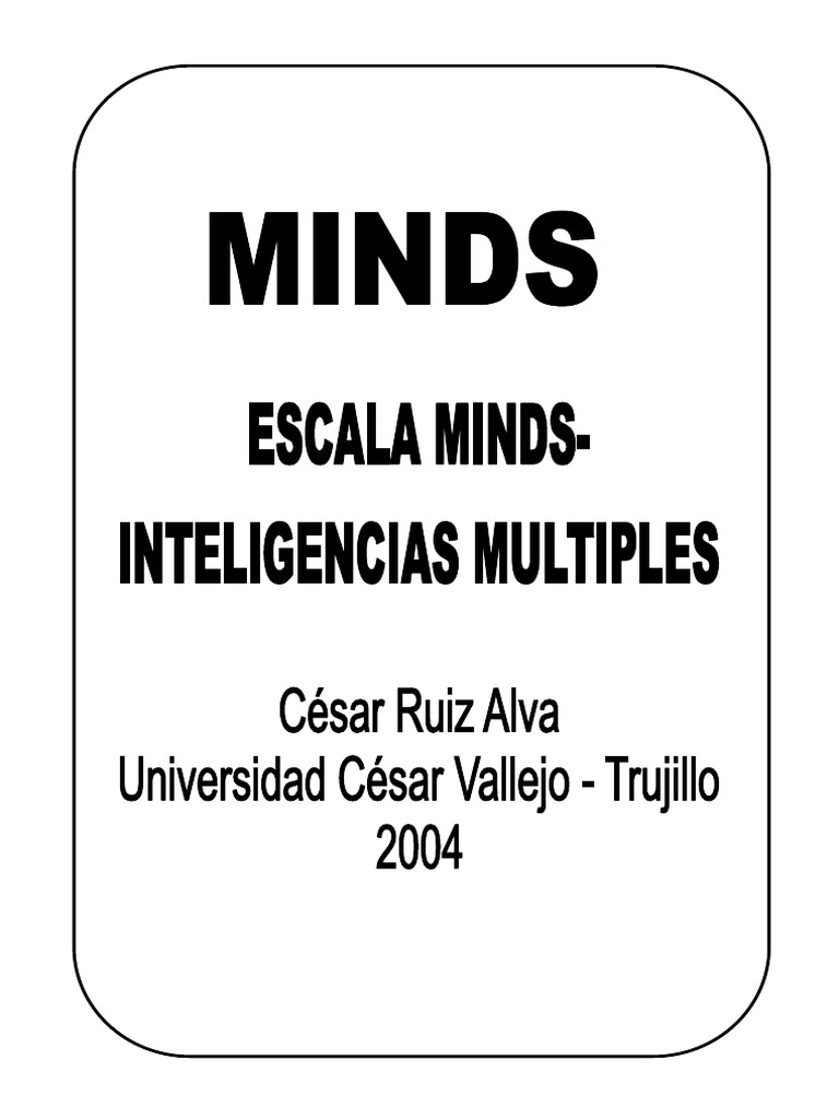 Escala Minds Test Inteligencias Multiples | PDF | Inteligencia | Cognición