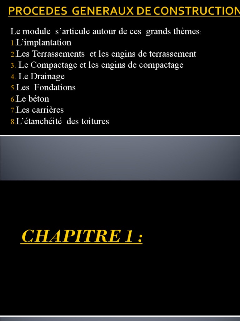 Presentation Du Module | PDF | Fondation (construction) | Béton