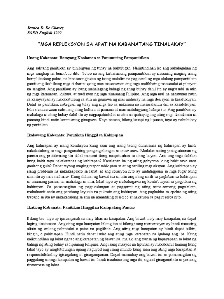 Repleksyon Litr | PDF