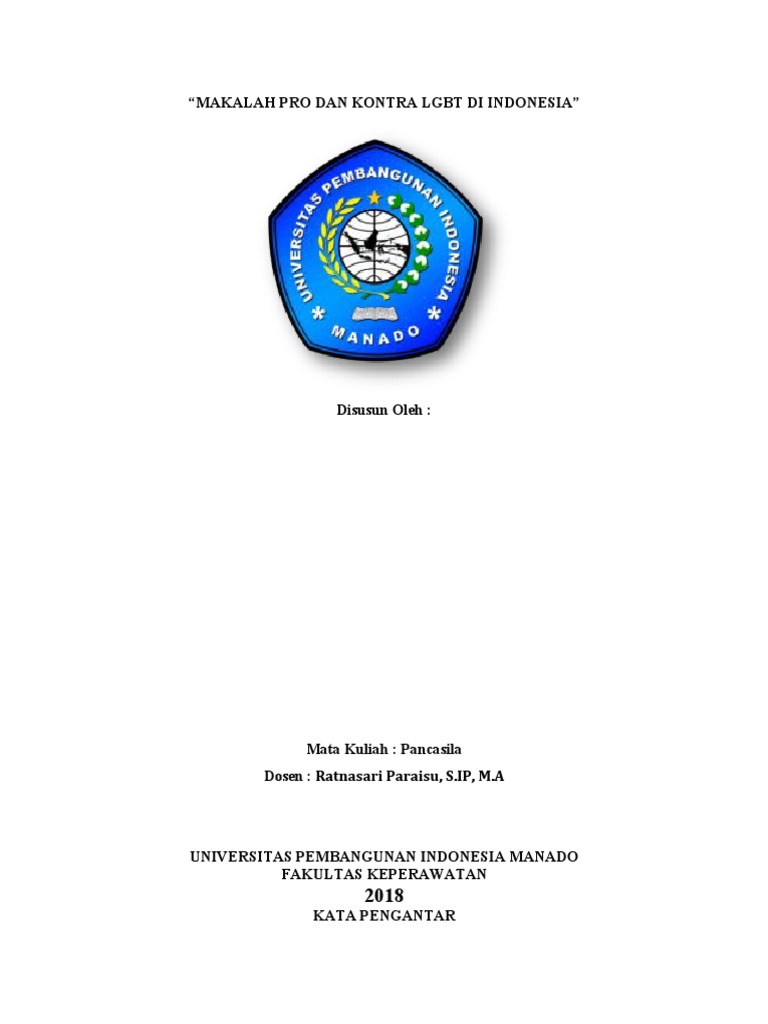 Makalah Pro Dan Kontra LGBT Di Indonesia | PDF Makalah Pro Dan Kontra LGBT Di Indonesia | PDF