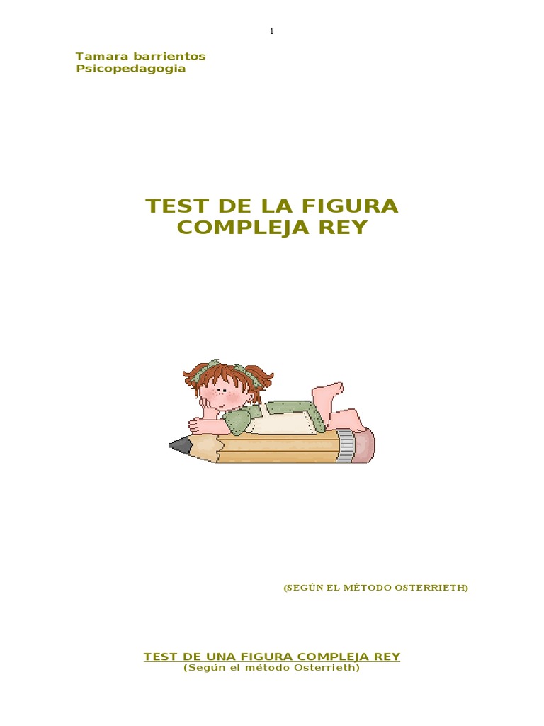 Utilizacion Practica Test de Rey | PDF