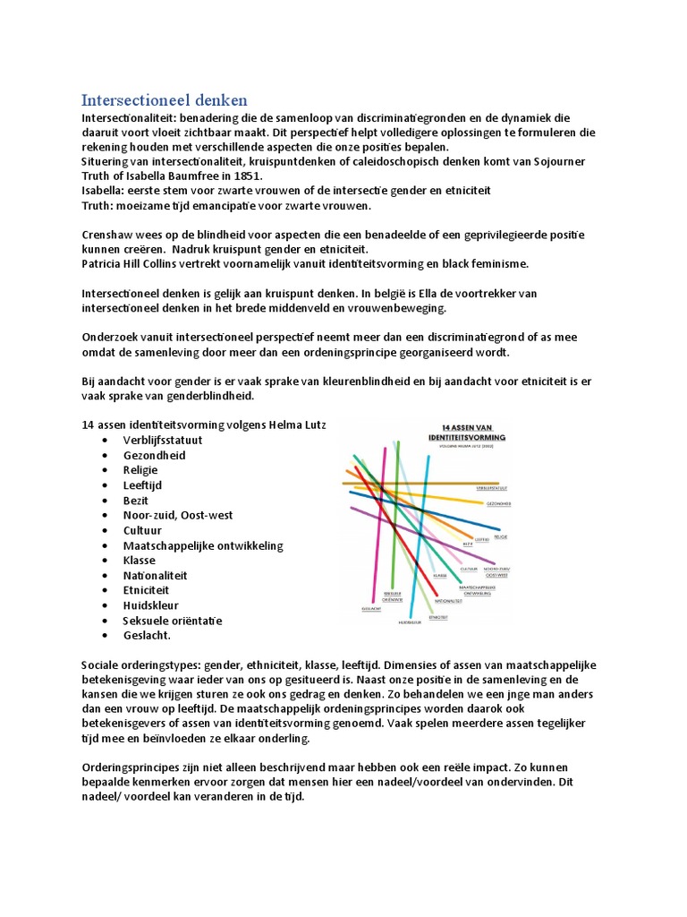 Intersectioneel denken | PDF