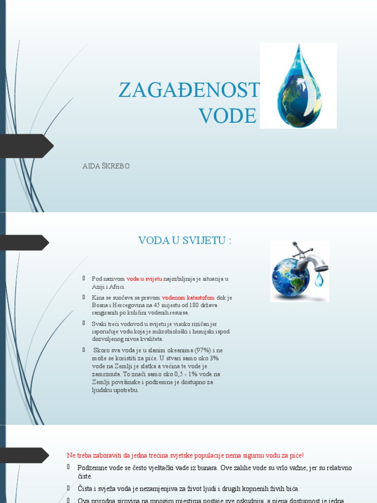 Zagađenost Vode | PDF