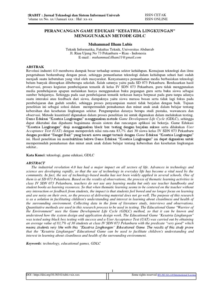 Jurnal Muhammad Ilham L | PDF | Computers