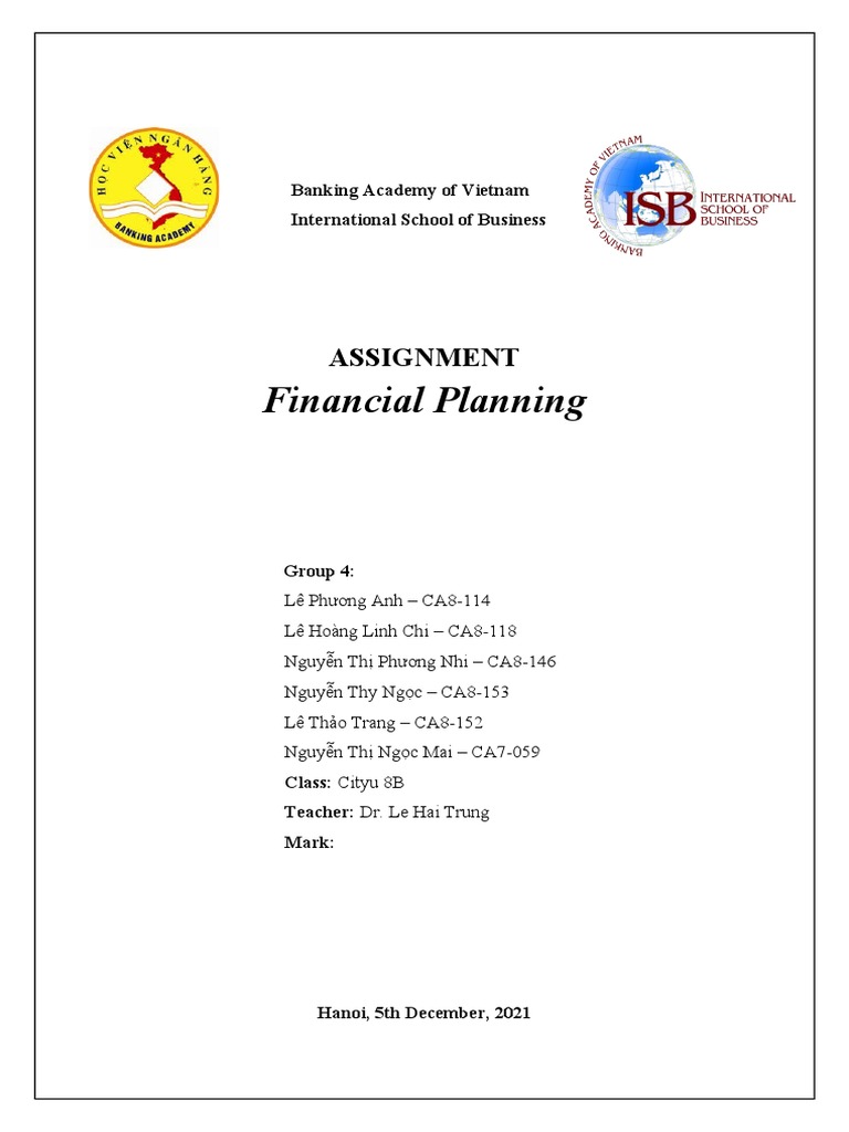 Group4 Cityu8b Assignment Corporate Finance | PDF | Net Present Value ...