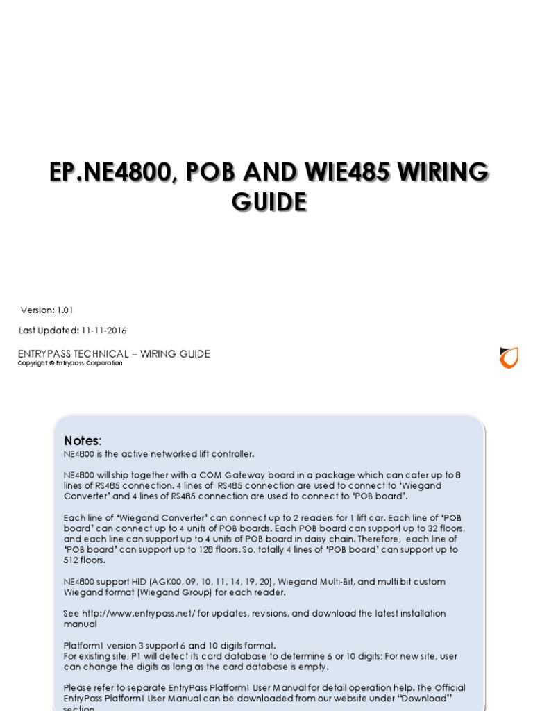 NE4800 Wiring Guide V1 - 01 | PDF | Power Supply | Electrostatic Discharge