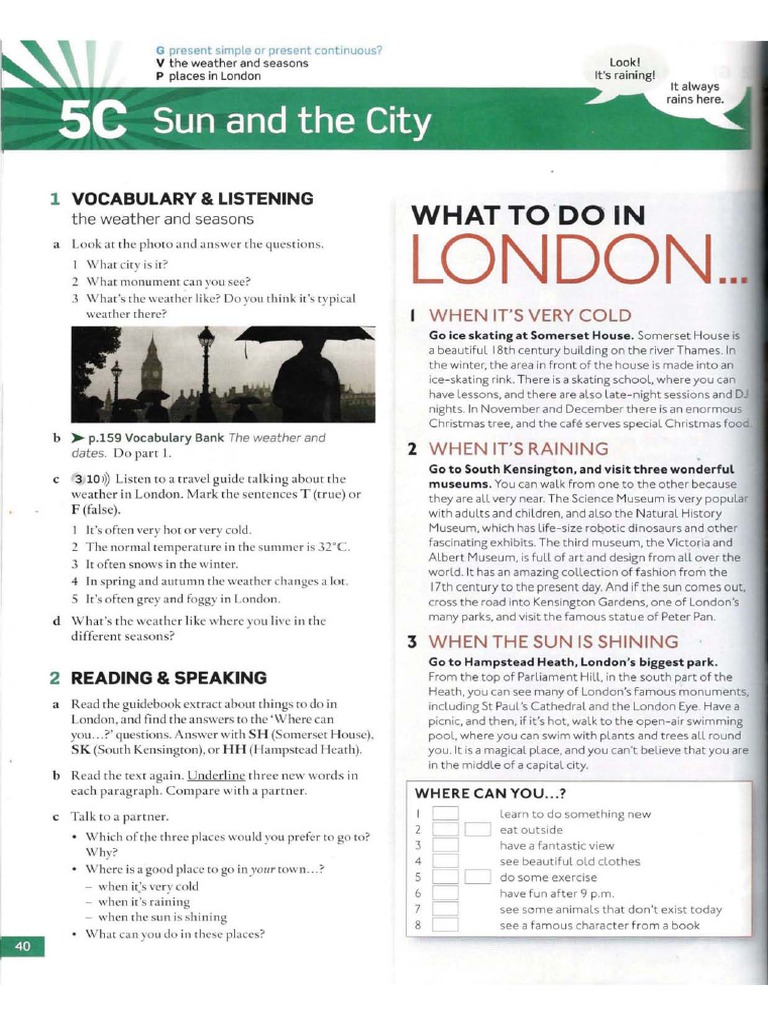 5C Student's Book | PDF