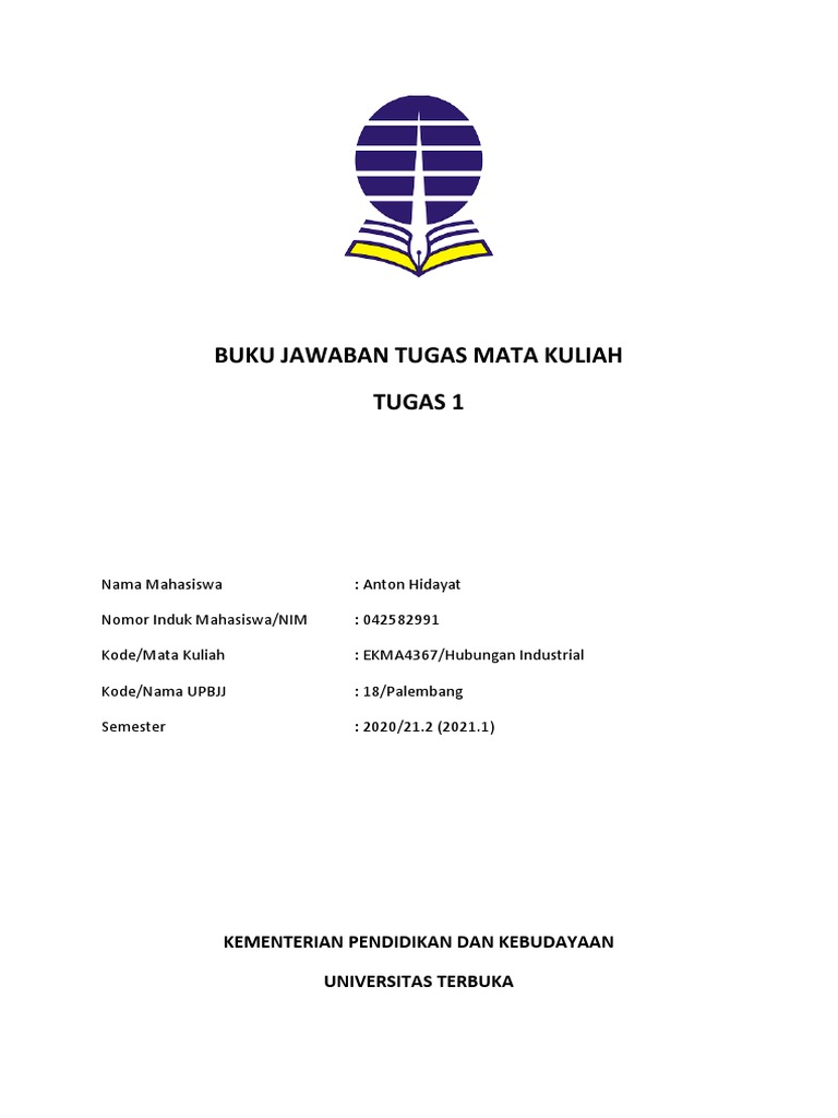 BJT TMK 1 Hubungan Industrial | PDF