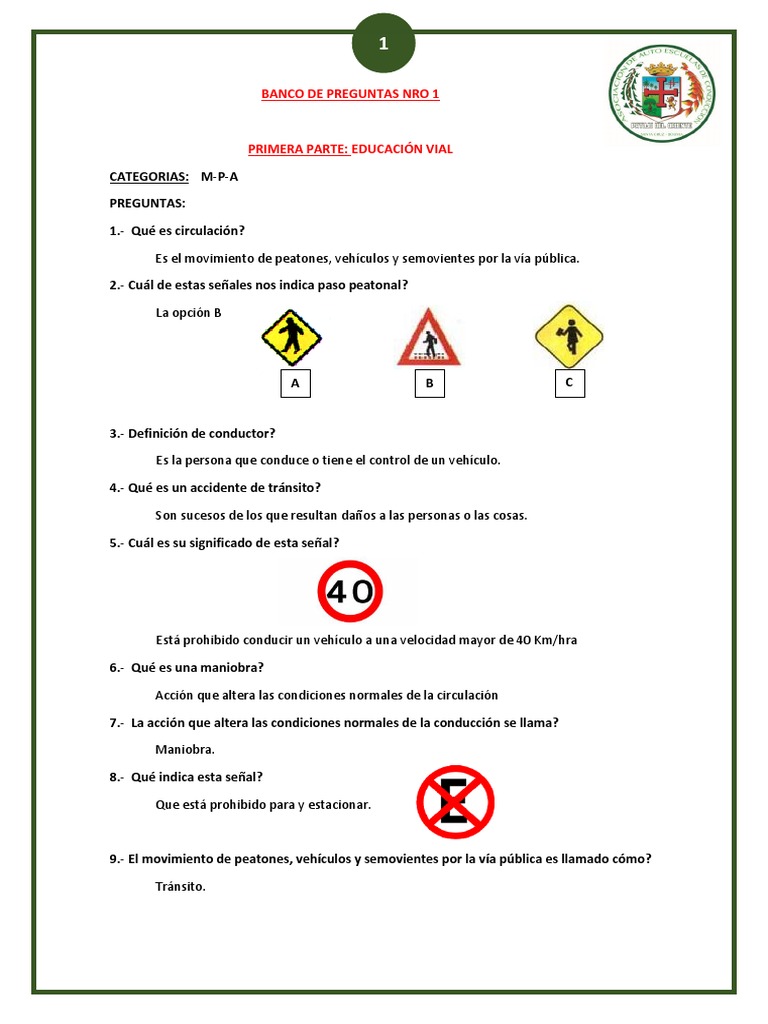 Preguntas Clave para Examen de Licencia | PDF | Motocicleta | Neumático
