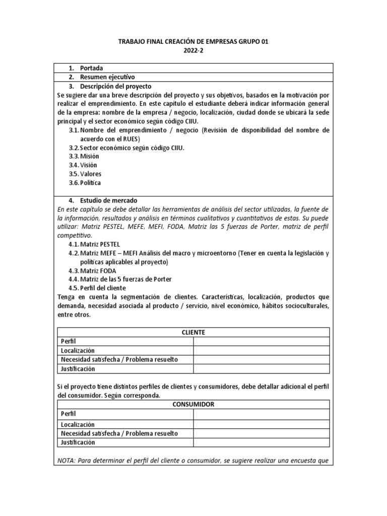 Formato para Entrega Trabajo Final | PDF