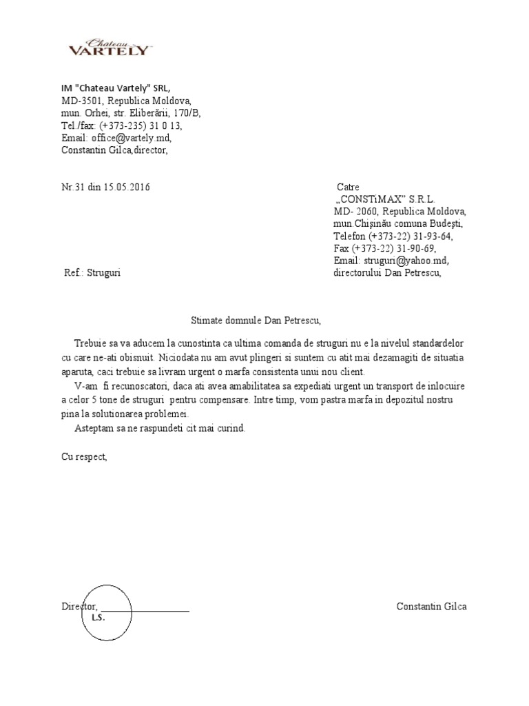 MODEL Reclamatie | PDF