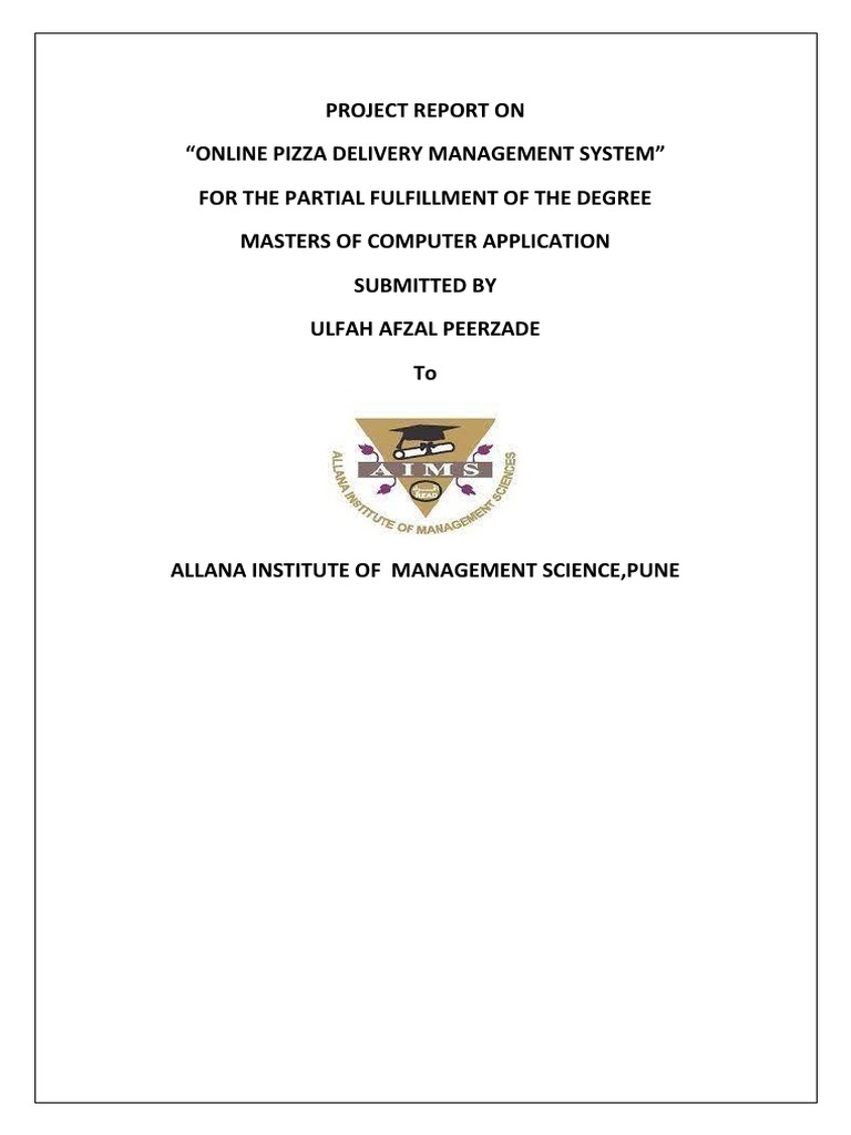 Project Report | PDF | Feasibility Study | Databases