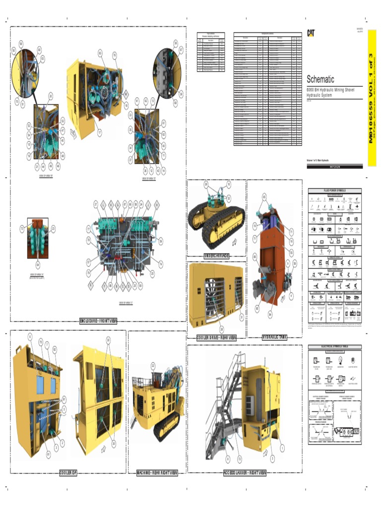 Hydraulic Schematic 6060 BH | PDF | Pump | Valve