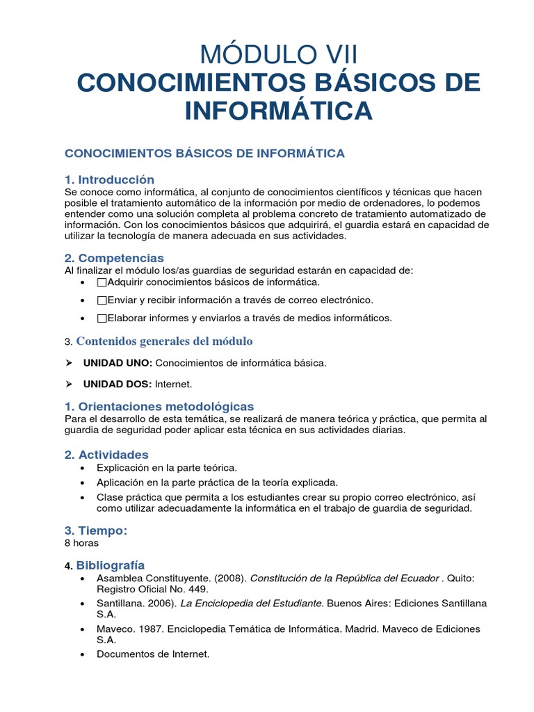 Manual Conocimientos de Informática | PDF | Hardware de la computadora | Periférico