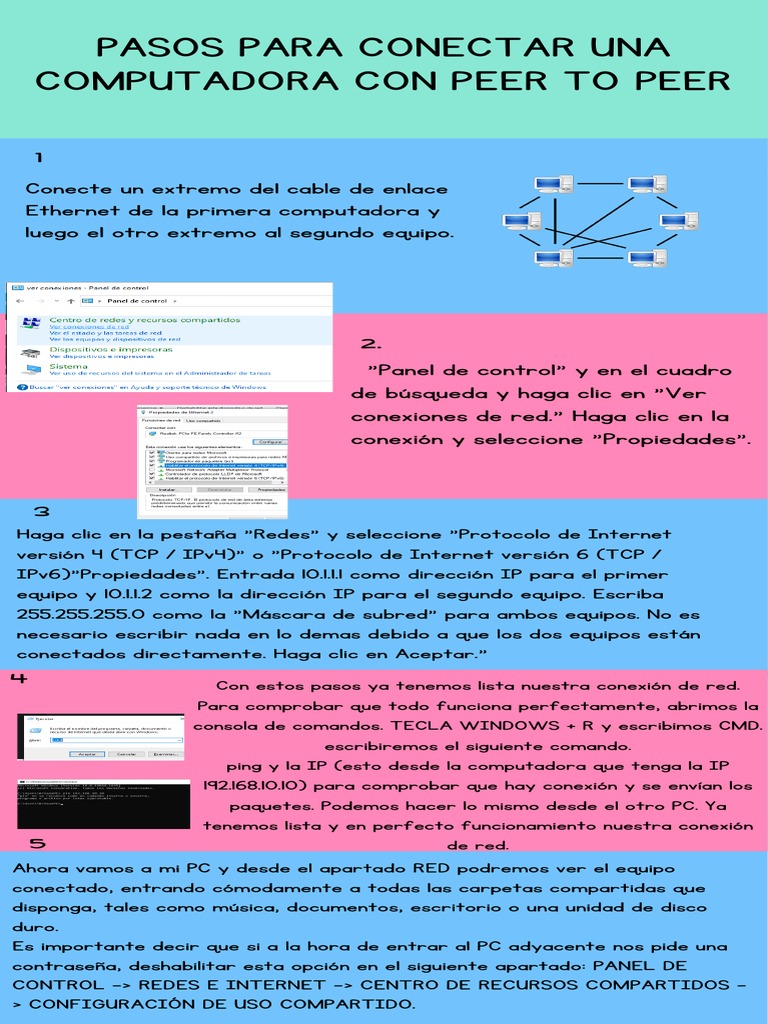 Pasos para Conectar Una Computadora | PDF