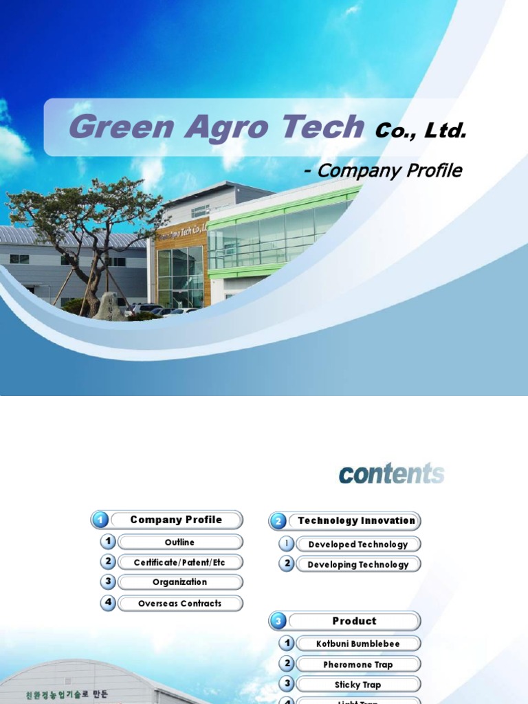 10-2. Green Agro Tech Company Profile (EN) | PDF