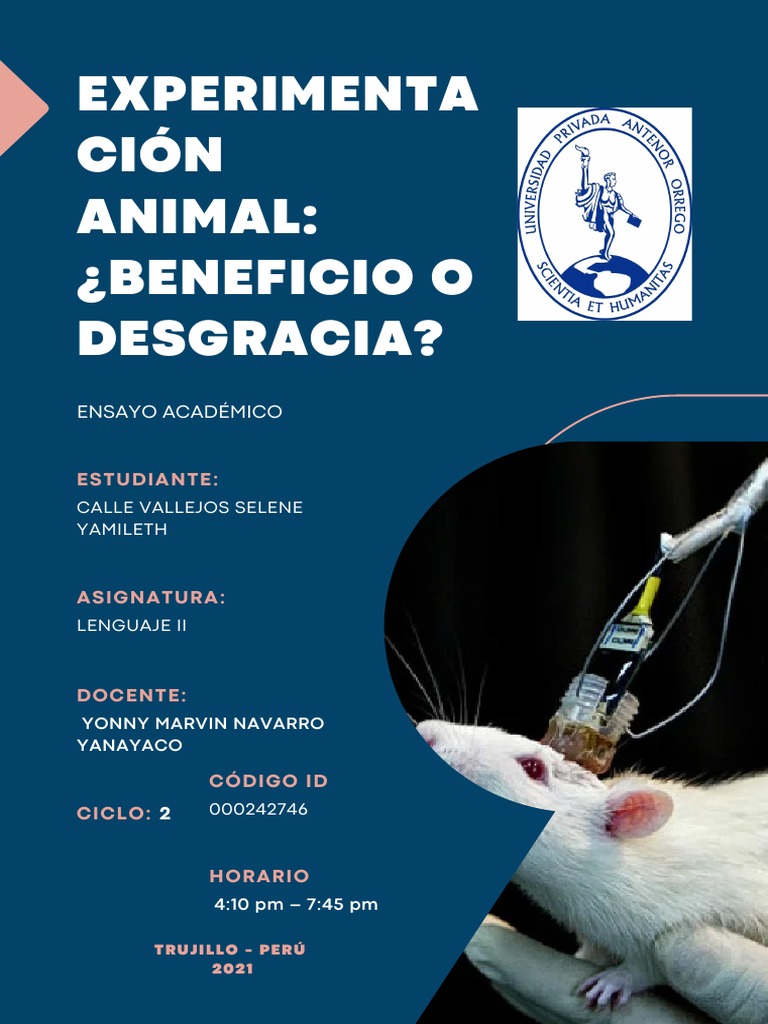 Experimentación Animal: Beneficios y Desgracias | PDF | Pruebas en ...