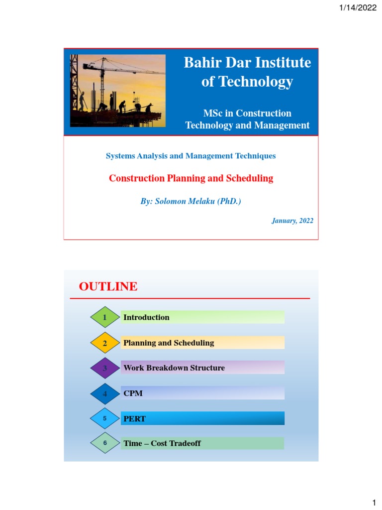 Construction Planning and Scheduling | PDF | Project Management