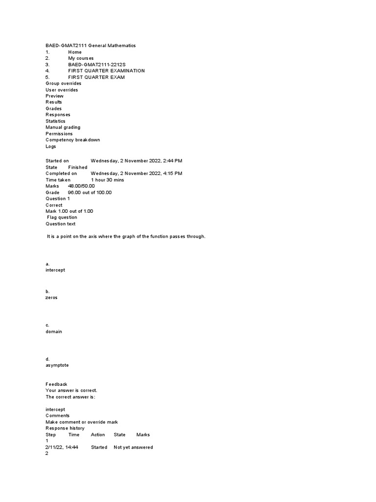 Gen. Math Reviewer | PDF | Mathematics | Functions And Mappings