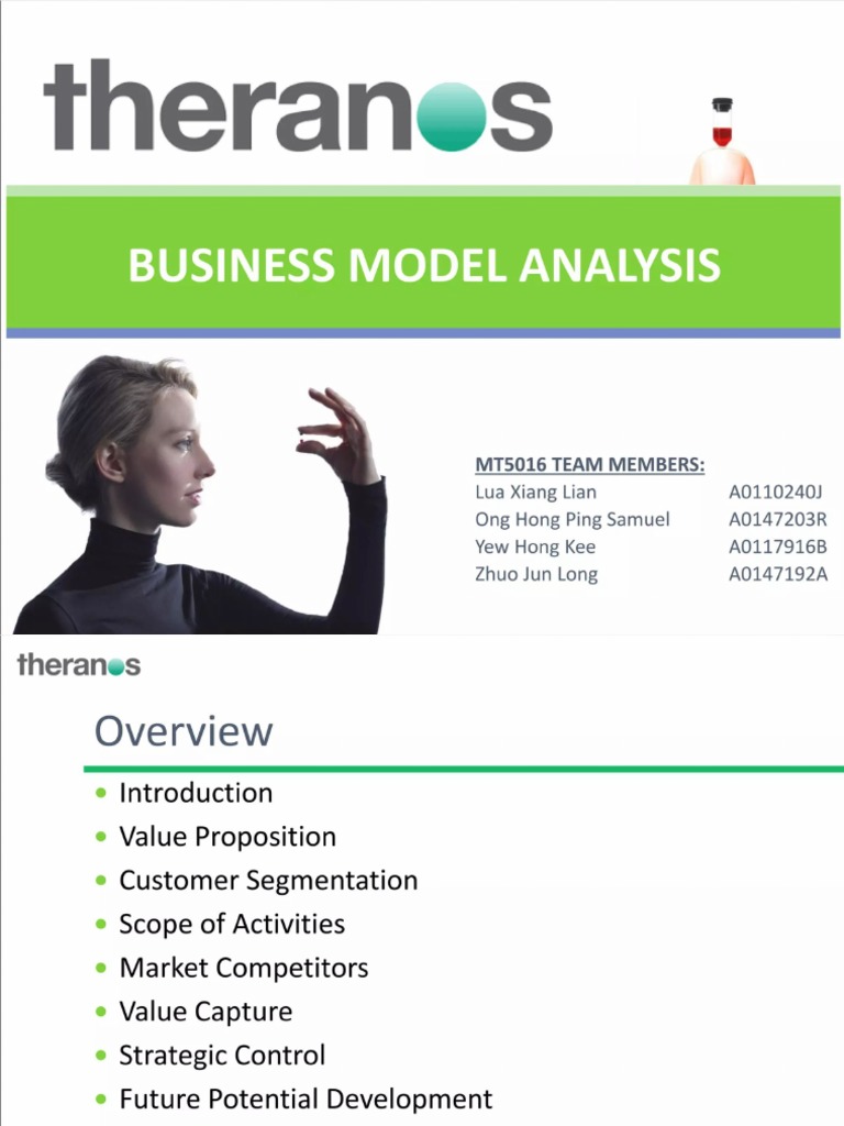 Theranos - Business Model Analysis | PDF