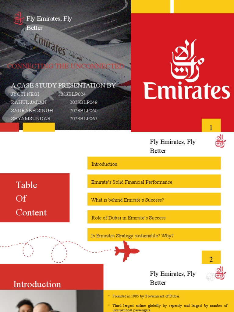 Group_8 - Emirates Case Study | PDF | Emirates (Airline) | Dubai